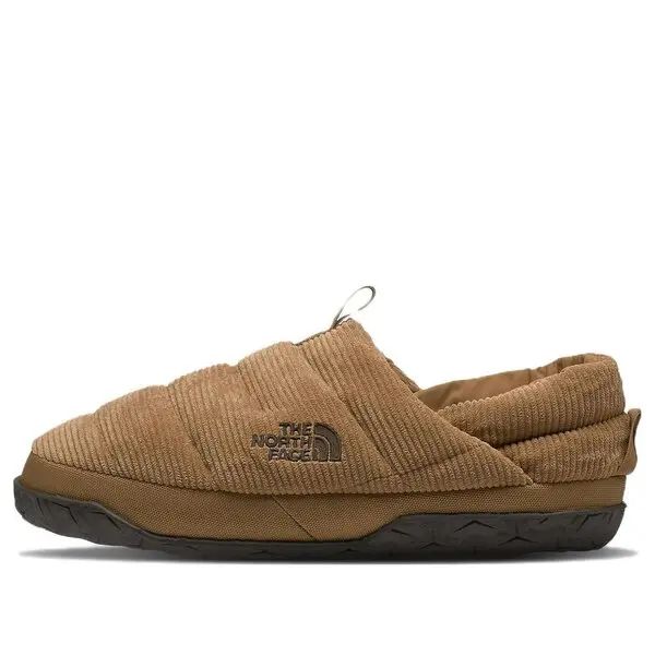 The North Face Corduroy Nuptse Mules - Brown/black