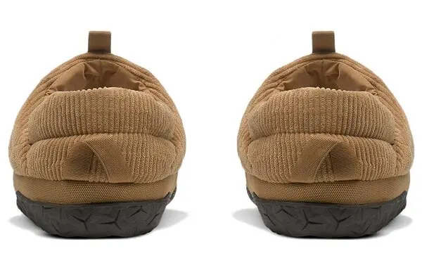 The North Face Corduroy Nuptse Mules - Brown/black