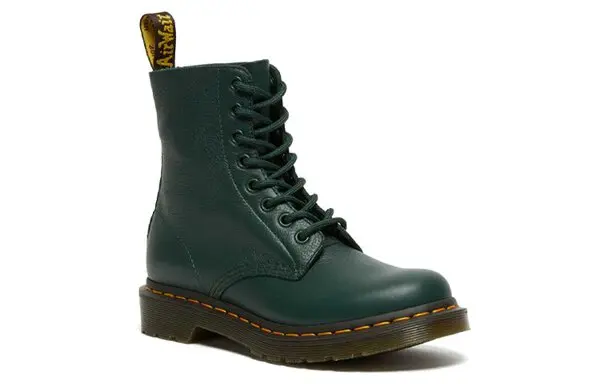 Dr. Martens 1460 Pascal Virginia Waterproof Lace Up Boots - Green