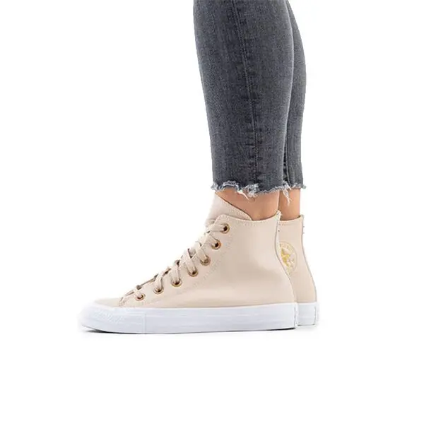 CONVERSE Chuck Taylor All Star High Top Sneakers - Whitebrown