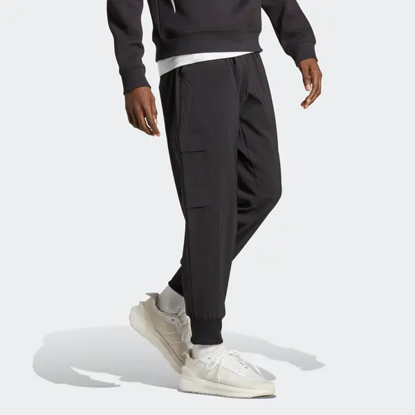 Adidas Essentials Small Logo Woven Cargo Ankle-length Pants