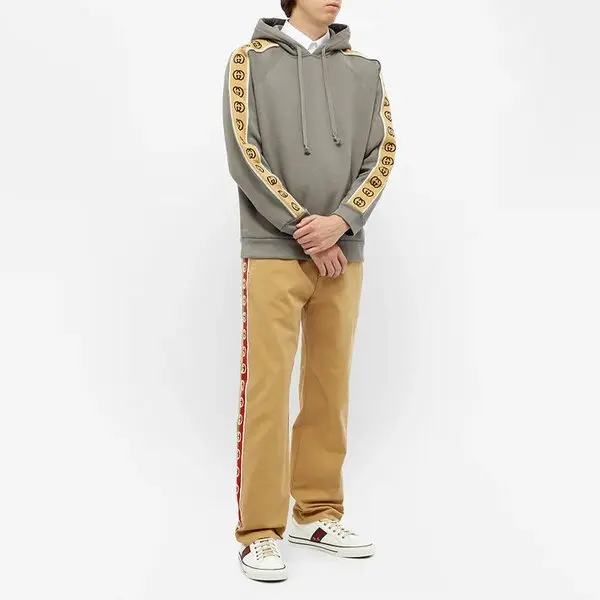 Gucci Gg Side Striped Hoodie