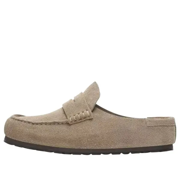 BIRKENSTOCK Naples Wrapped Suede Leather - Taupe