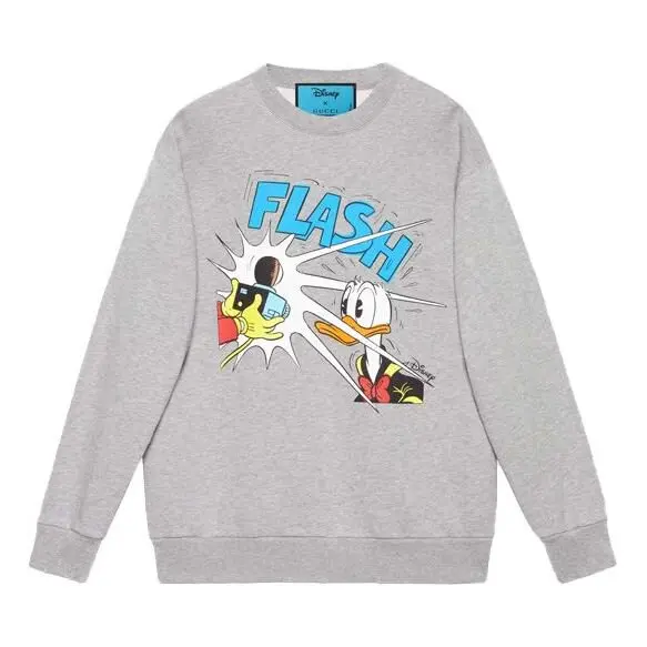 Gucci X Disney Donald Duck Cartoon Round Neck Pullover