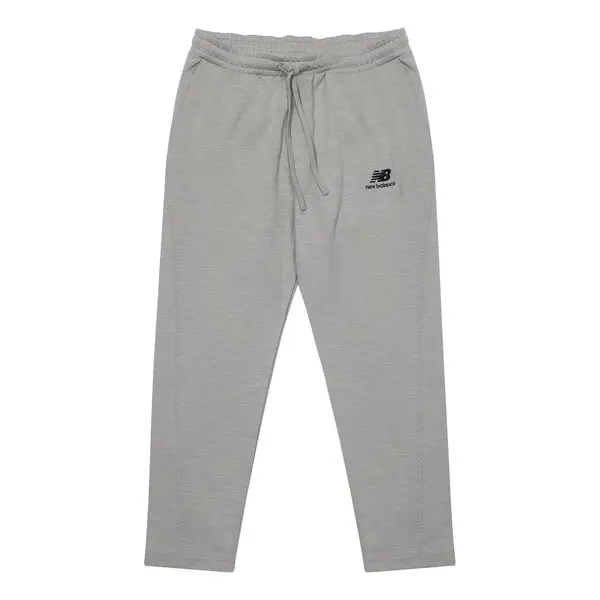 NEW BALANCE Essentials Stacked Logo Sweatpants Asia Sizing - Grey