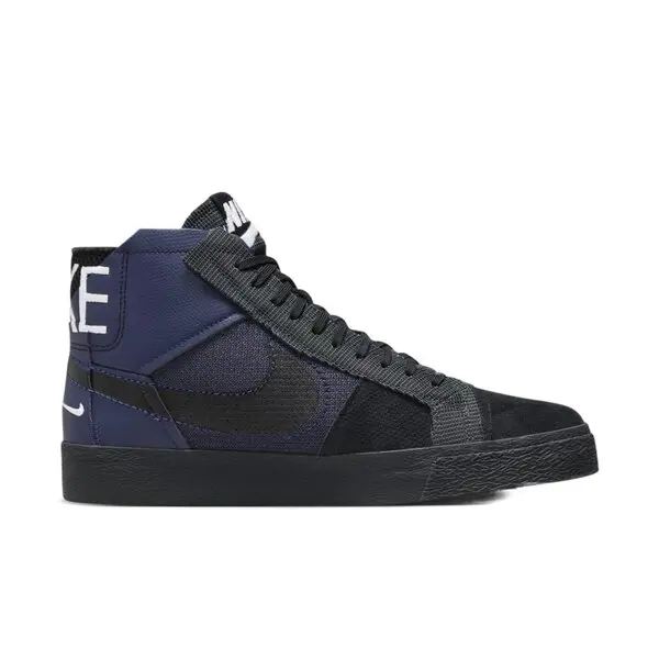 Nike Blazer Mid Premium Sneakers - Black/navy