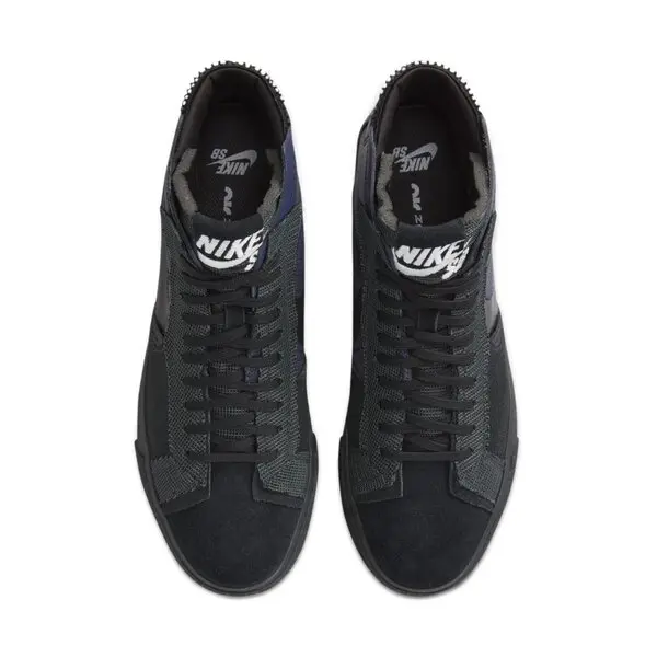 Nike Blazer Mid Premium Sneakers - Black/navy