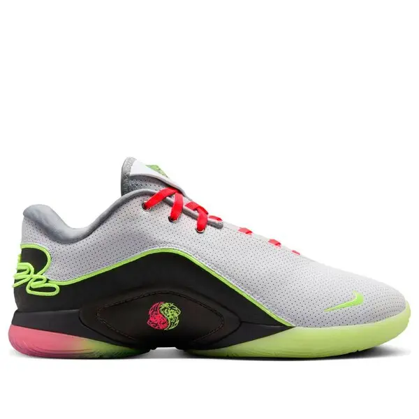 Nike Lebron 22 "moonlight" Athletic Sneakers - White/volt Glow/medium Ash