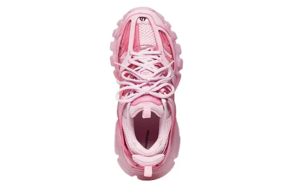 Balenciaga Track Sneaker Clear Sole - Pinkred