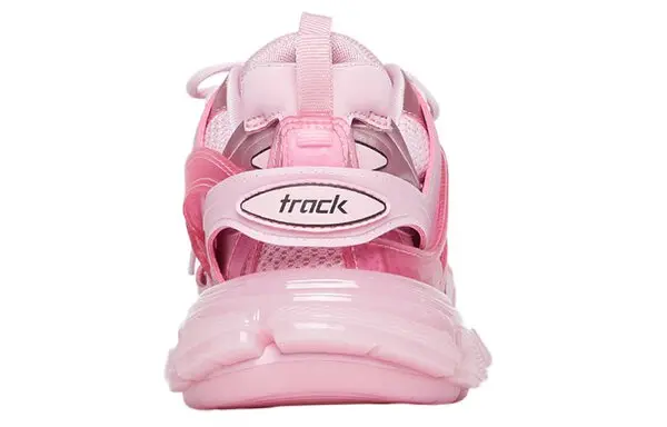 Balenciaga Track Sneaker Clear Sole - Pinkred
