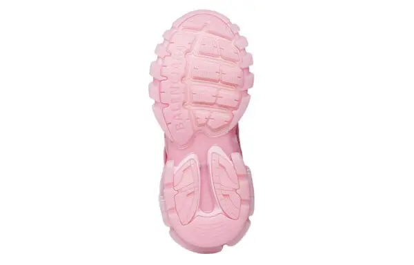 Balenciaga Track Sneaker Clear Sole - Pinkred
