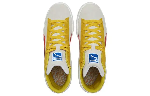 PUMA Suede Mid Top Sneakers - Creamy