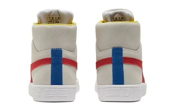 PUMA Suede Mid Top Sneakers - Creamy