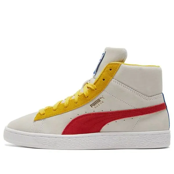 PUMA Suede Mid Top Sneakers - Creamy