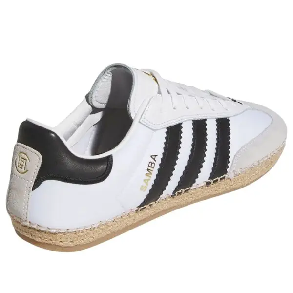 Adidas X Edison Chen Samba Espadrille - White/black/light Brown