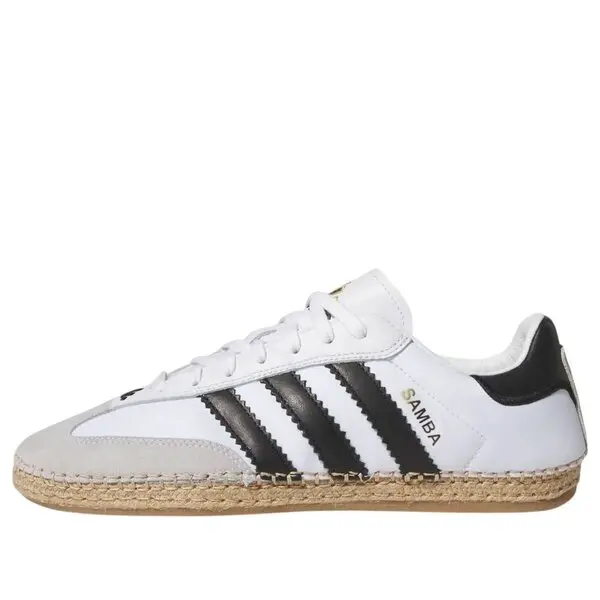 Adidas X Edison Chen Samba Espadrille - White/black/light Brown
