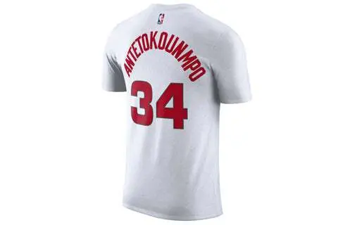 Nike Giannis Antetokounmpo Bucks T-shirt - White/red