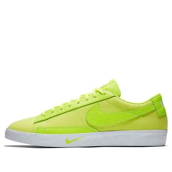 Nike Blazer Low Prm 'volt - White/yellow