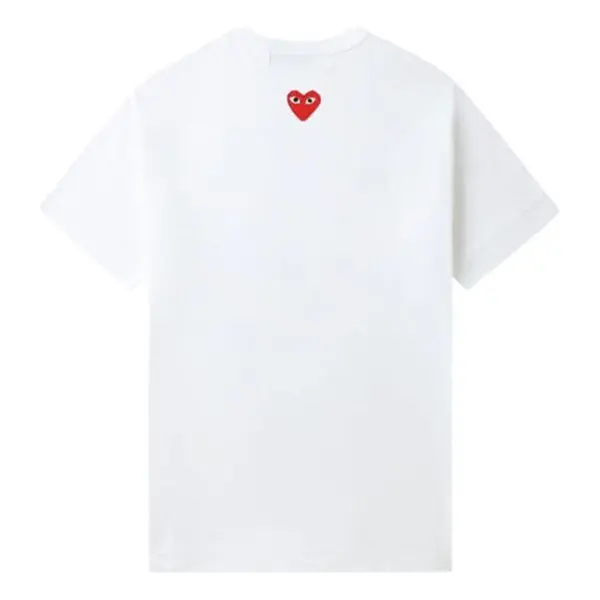 Play Comme Des Garcon Ss25 Heart Back Emblem T-shirt