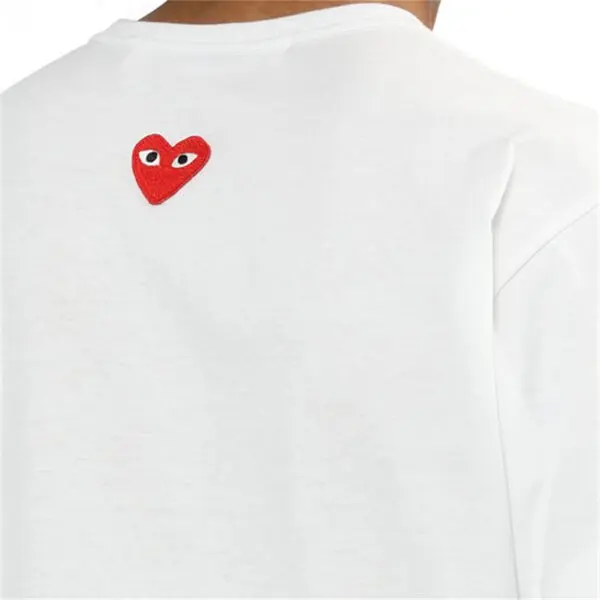 Play Comme Des Garcon Ss25 Heart Back Emblem T-shirt