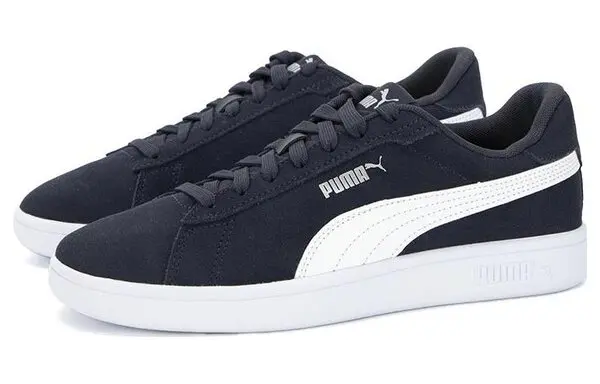 PUMA Smash 3.0 Low Top Sneakers - Blue/white/silver