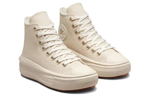 CONVERSE Chuck Taylor All Star Move Platform High Top Sneakers - Creambrown