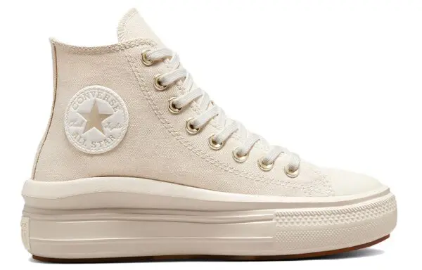 CONVERSE Chuck Taylor All Star Move Platform High Top Sneakers - Creambrown