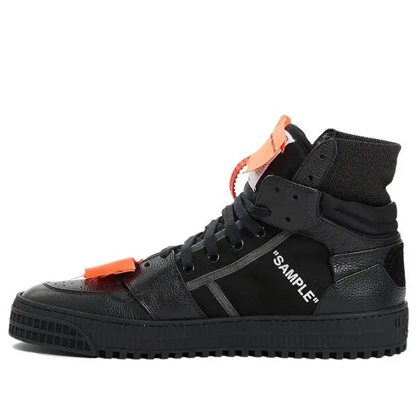 Off-White Off Court 3.0 High Top Sneakers - Black/orange
