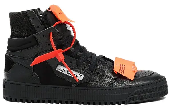 Off-White Off Court 3.0 High Top Sneakers - Black/orange