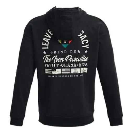 Under Armour Project Rock Heavyweight Terry Full-zip Hoodie - Black