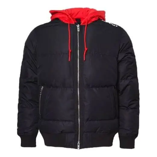 CONVERSE Court Down Bomber Jacket - Black/red