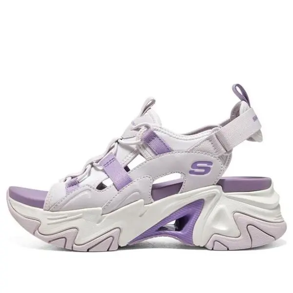 Sketchers Stamina V3 Athletic Sandals - White/purple