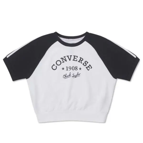 CONVERSE Retro Chuck Fashion Top - Black