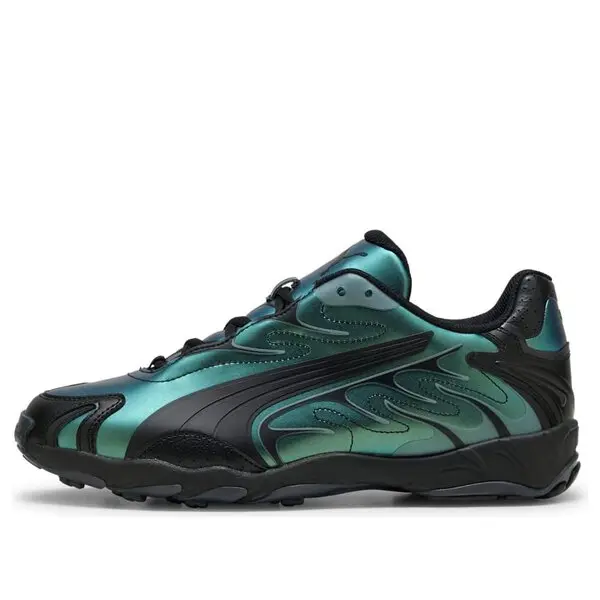 PUMA Inhale Color Shift Sneakers - Black/green