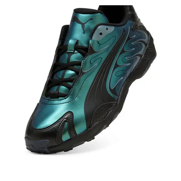 PUMA Inhale Color Shift Sneakers - Black/green