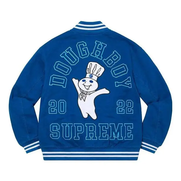 Supreme X Mitchell & Ness Doughboy Twill Varsity Jacket