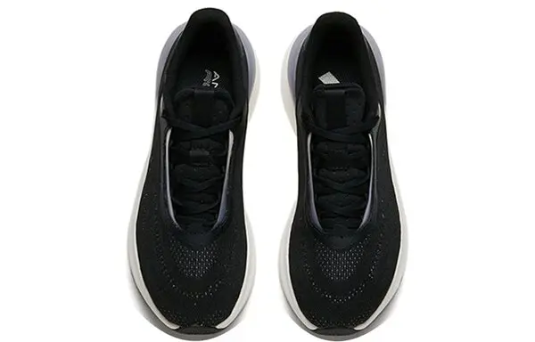 ANTA Running Series Sneakers 'black White Silver - Black/silver/white