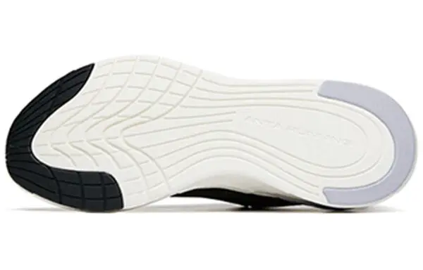 ANTA Running Series Sneakers 'black White Silver - Black/silver/white