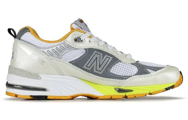 NEW BALANCE Aries X 991 Made In England Sneakers - White