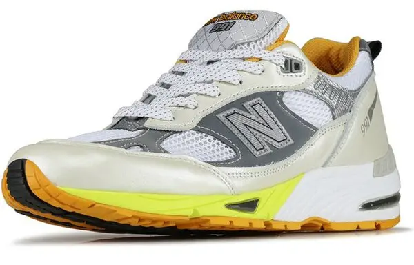 NEW BALANCE Aries X 991 Made In England Sneakers - White