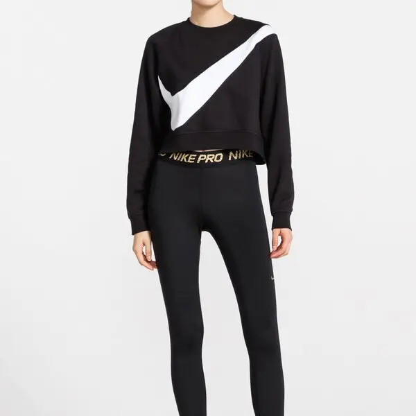 Nike Swoosh Cropped Sweatshirt