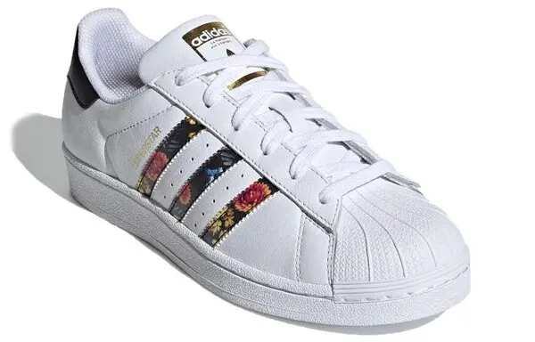 Adidas Superstar Sneakers With Floral Detailing