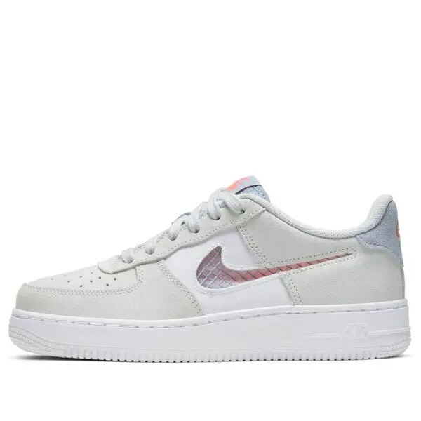 Nike Force 1 Low "transparent Swoosh" Sneakers - White