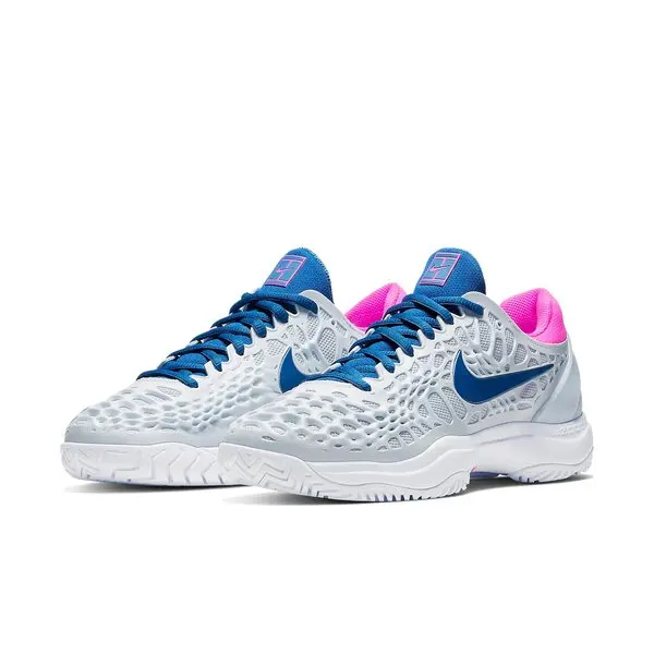 Nike Zoom Cage 3 "half Blue Pink Blast - Gray/blue/pink