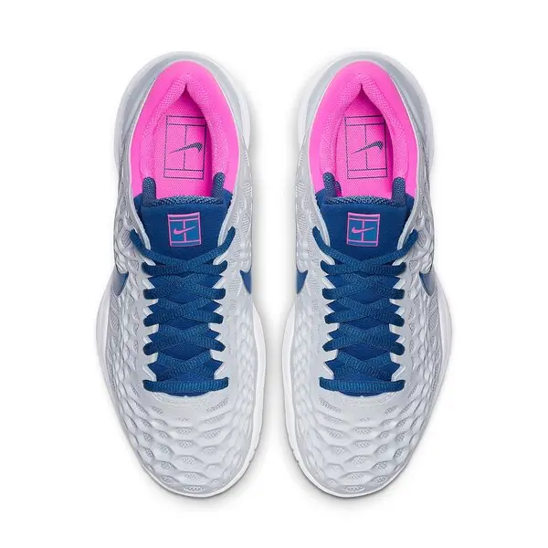 Nike Zoom Cage 3 "half Blue Pink Blast - Gray/blue/pink