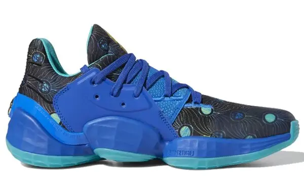 Adidas Harden Volume 4 "glow " Athletic Sneakers - Blue