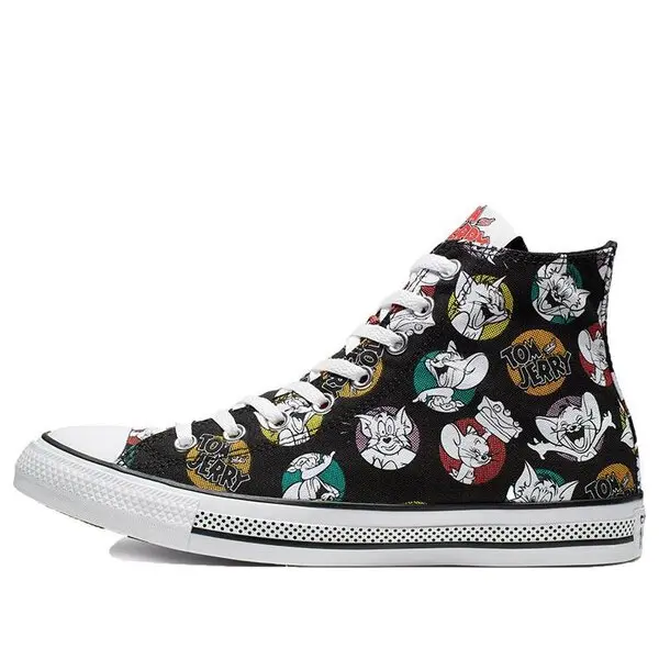 CONVERSE X Tom & Jerry Chuck Taylor All Star High Top Sneakers - Black