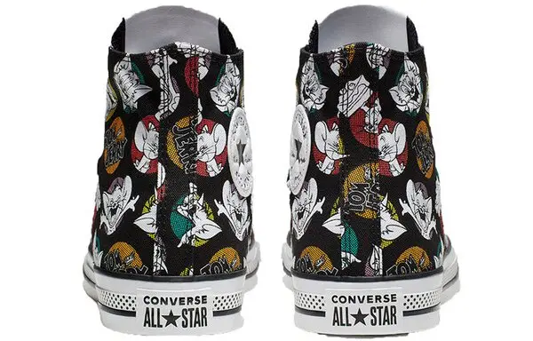 CONVERSE X Tom & Jerry Chuck Taylor All Star High Top Sneakers - Black