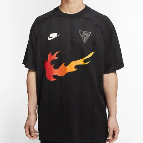 Nike Nsw Flame Logo Jersey Black