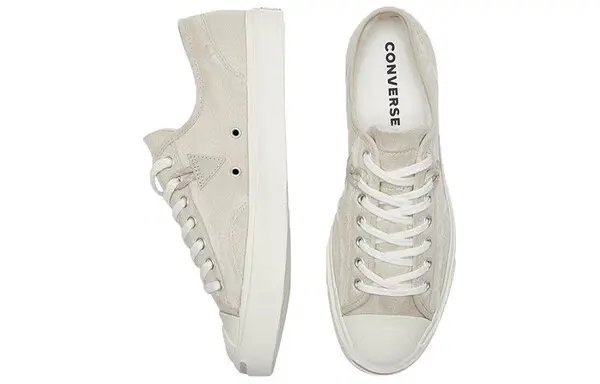 CONVERSE Jack Purcell Faux Fur-lined Leather Sneakers